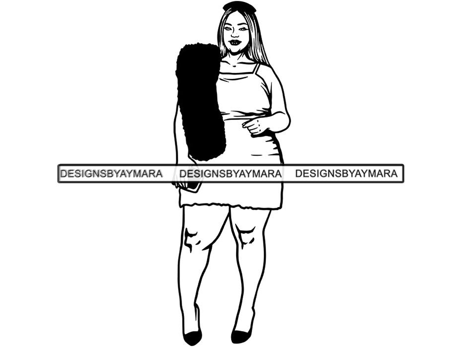 Beautiful Big Woman Svg Bbw Curve Plus Doll Fabulous Goddess Queen Div