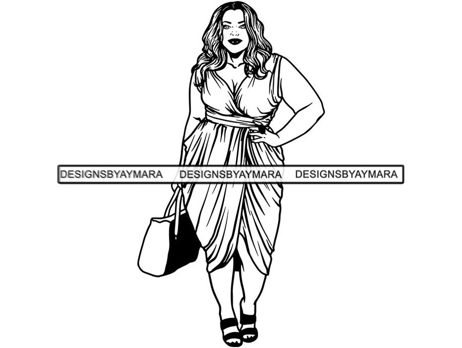 Beautiful Big Woman Svg Bbw Curve Plus Doll Fabulous Goddess Queen Div