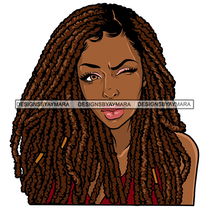 Woman Melanin Nubian Dreads Locs Hairstyle Black Girl Magic Dreadlocks ...