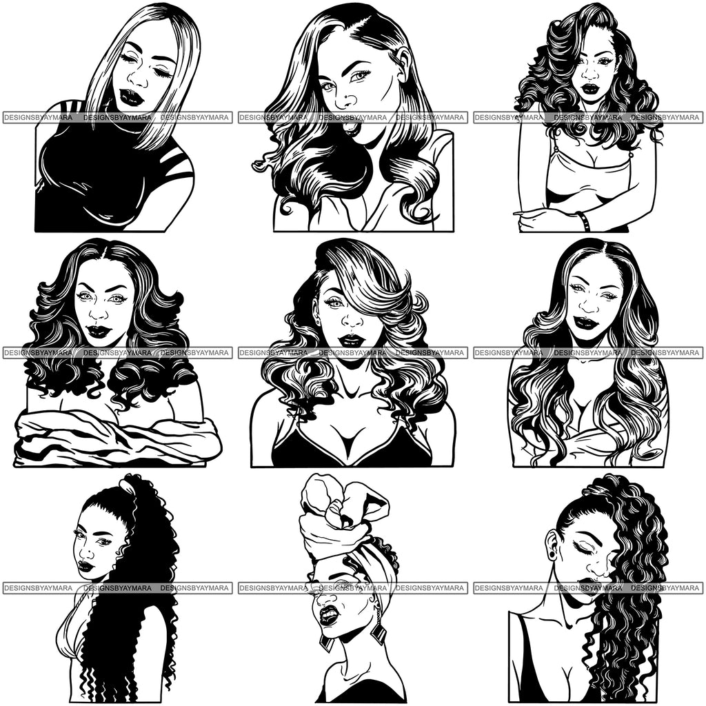 Super Special Bundle 100 Afro Woman Svg Retail Price 250 For Only 10