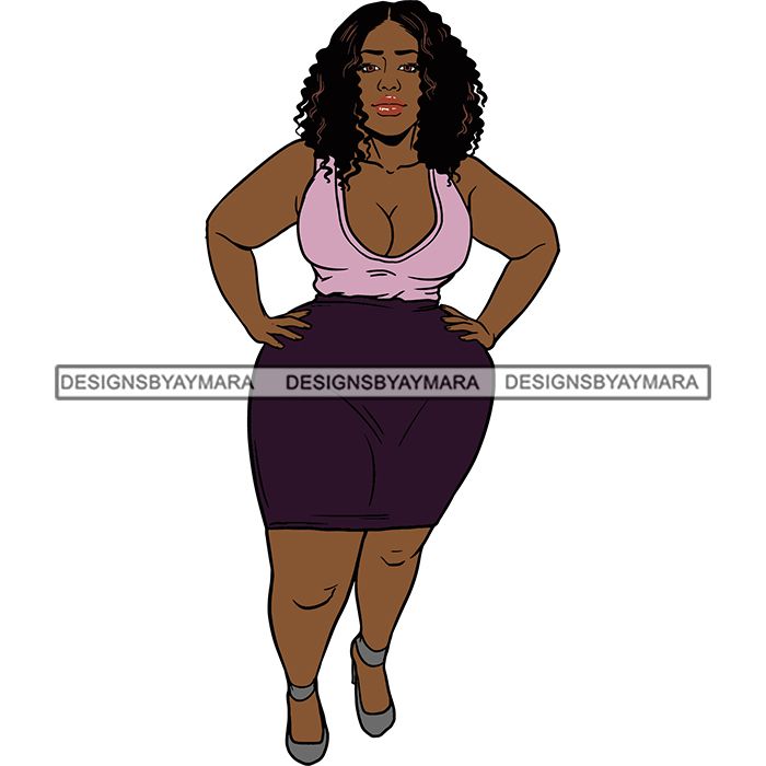 BBW Thick Thigh Woman Sassy Exotic Curvy Big Bone Goddess .SVG Cutting ...